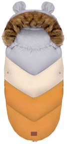 Tutumi Teddy PRO-V, dětský spací pytel 90x50 cm, oranžová, NAZ-12309