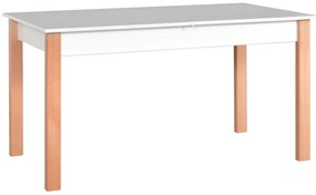 Rozkládací stůl ALBA 2 80x140/180cm Barevné provedení noh: Buk přírodní, Barevné provedení ALBA: Ořech