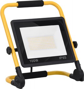 LED reflektor s rukojetí 100 W studené bílé světlo 149642