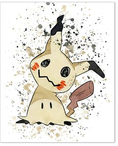 Obraz s motivem Pokémon - 4 rozměry Rozměr: 30x40 cm, Varianta: Mimikyu
