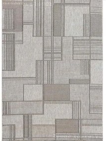 Kusový koberec Flat 20632 silver/black Varianta: 120x170 cm