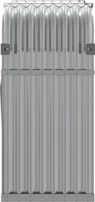 vidaXL Stojan na dřevo 120 x 45 x 100 cm pozinkovaná ocel [364553] Barva: Hnědá