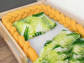 Benlemi Textil pro dětské postele - cop/mantinel Délka copu, mantinelu: 250 cm (2,5m), Barva copu/mantinelu: Hořčicová