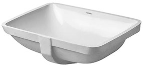 Duravit Starck 3 - Vestavěné umyvadlo, hladké, 490 x 365 mm, bílé 0305490000