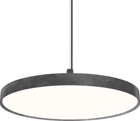 Závěsná lampa Slim Round Suspended LED 3000K s opálovým difuzorem ovládání osvětlení Dali 68 cm hliník