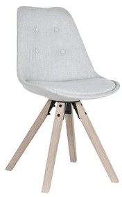 DKD Home Decor Židle, světle šedá (48 x 44 x 84 cm)