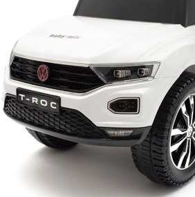 Odrážedlo s vodící tyčí Baby Mix VOLKSWAGEN T-ROC bílé
