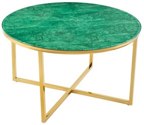 Konferenční stolek Elegance 80cm zelený