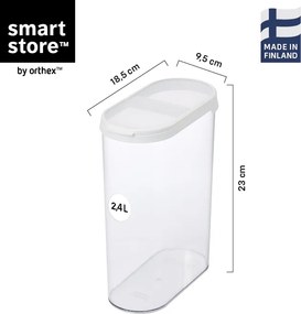SMARTSTORE Dóza na potraviny s dávkovacím víčkem, FLIP - 2,4l