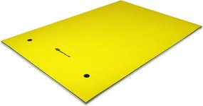 Costway Plovoucí koberec plovoucí podložka vodní lehátko žlutá/modro, žluť