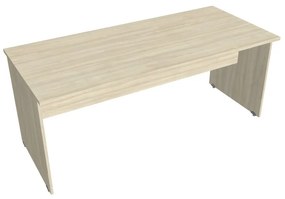 Stůl jednací rovný 180 cm - Hobis Gate GJ 1800 Dekor stolové desky: akát, Dekor lamino podnože: akát
