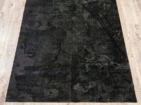 HU Koberec Plush Deluxe, antracitový Rozměr: 50x80 cm