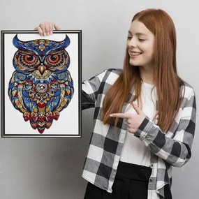 Dřevěné puzzle - Kruzzel puzzle 24551