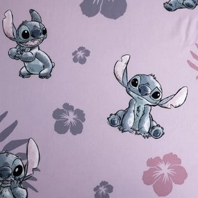 Jerry Fabrics Prostěradlo Lilo and Stitch Pink 90x200x25 cm