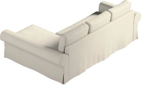 Potah na pohovku IKEA Backabro rozkládací se šezlongem barva béžová látka pletený vzor