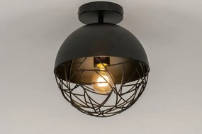 Stropní designové černé svítidlo Jessica Escape Nero