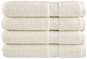 Premium ručníky SOLUND 4 ks krémové 80 x 200 cm 600 g/m² 137483