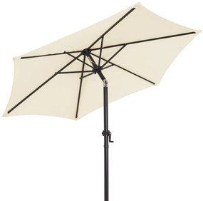 Slunečník béžový průměr 200 cm 102548