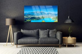 Plexisklo-obraz Hora Jezero Krajina 120x60 cm