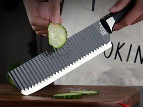 Verk Group Sada kuchyňských nožů 6 ks kuchyňské nůžky oškubák ocel