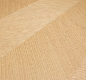 HÜBSCH Jídelní stůl HERRINGBONE 160x80 cm světlý 881612