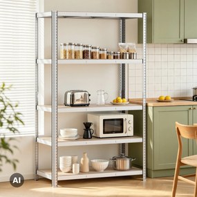 Dílenský regál Wiltec – 90 × 40 × 180 cm, 875 kg (64370)