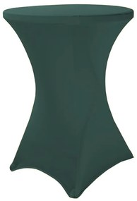 Elastický ubrus EXTREME na koktejlový bistro stůl 70-80 cm VÍCE BAREV Barva ubrusu: TMAVĚ ZELENÁ / WILLOW GREEN