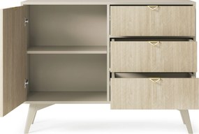 PSK Komoda NATURAL, Písková/Scandi 106 cm