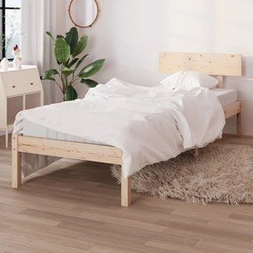 vidaXL Rám postele masivní borovice 90 x 200 cm [810132] Barva: Bílá