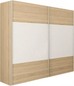 Ložnicový komplet (postel 180x200 cm), dub sonoma / bílá, GABRIELA NEW