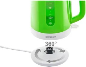SENCOR SWK 1021GR zelená / Rychlovarná konvice / 2200W / 1L