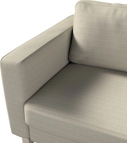 Potah na pohovku IKEA  Karlstad 3-místná, nerozkládací, krátký barva béžová látka pletený vzor