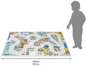 Cross roads koberec - hrací podložka na zem Město