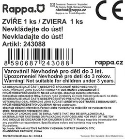 RAPPA Figurky divoká zvířata mix / 12 ks / 5-8 cm