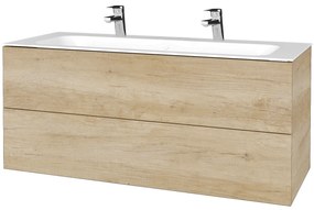 Dřevojas Koupelnová skříňka VARIANTE SZZ2 120 Varianta: N01 Bílá lesk / M05 Béžová mat