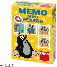 DINO KRTEK mini Pexeso / Délka hry: 20 minut / Počet hráčů: 2-4 / od 3