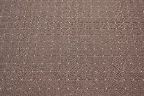 Condor Carpets, Metrážový koberec Udinese hnědý - neúčtujeme odřezky z role, na míru, šíře 4m, hnědá, filc, chodba / předsíň