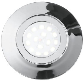 LED podhledové svítidlo Zenit s IP44, chrom