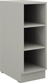 GREY gr | dolní regál 30 D OTW s policemi | 30 cm | světle šedá