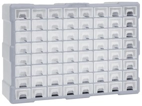 Organizér se 64 zásuvkami 52 x 16 x 37,5 cm 147580