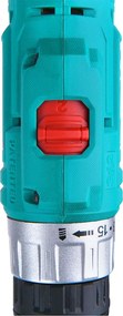 Vrtací šroubovák AKU, 12 V Li - ion (2x), 1500 mAh TOTAL TDLI1232
