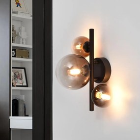 BRILAGI - LED Nástěnné svítidlo MILLA 3xG9/3W/230V hnědá/kouřová hnědá