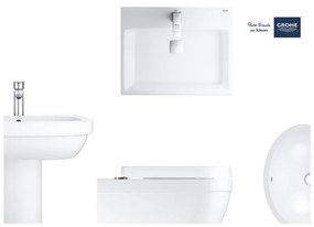 Grohe Cube Ceramic - Umyvadlo 60 cm, PureGuard, alpská bílá 3947300H