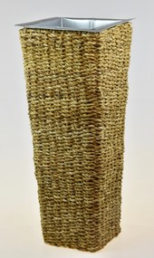 Vingo Hranatá váza přírodní Rozměry (cm): 30x30, v. 75