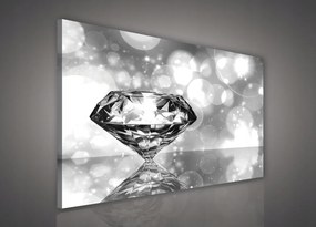 Obraz 100x75 Diamant lesk luxus elegance čistota bokeh odraz bohatství