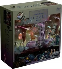 INTERDRUK Puzzle Mettalic Fantasy: Výprava do vesmíru / 500 dílků / ro