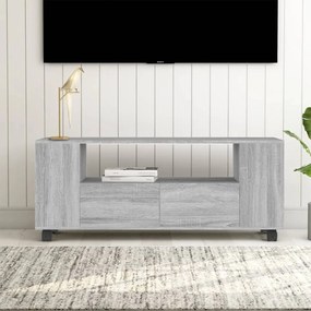 TV skříňka šedá sonoma 120x35x48 cm kompozitní dřevo - Default Title