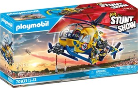 Stavebnice playmobil 70833 air stuntshow helikoptéra s filmovou posádkou
