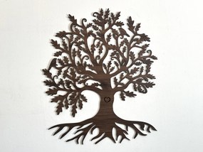 Li-Go "Dub" strom života bez podsvícení provedení: ořech, velikost: 45x55 cm