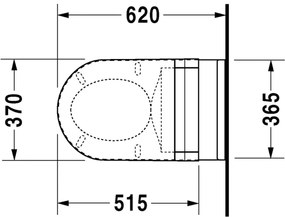 Duravit Starck 3 - závěsné WC 37x62 cm, 2226090000